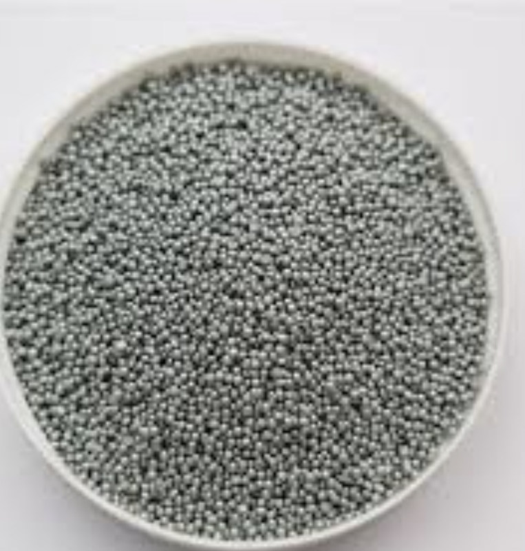 High Density Zinc Shot 35 - 55HV Zinc Cut Wire Shot For Rounding Process
